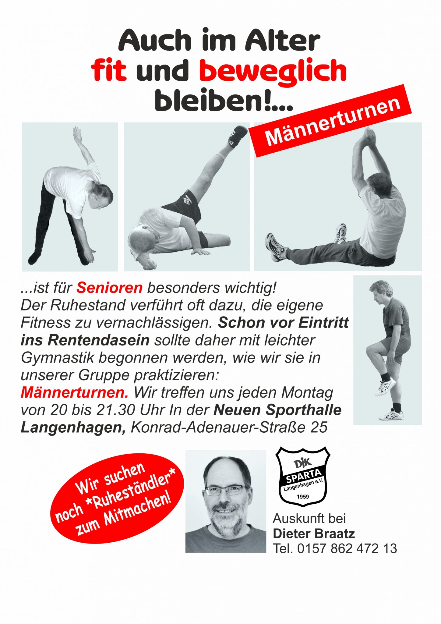 MÄNNERTURNEN „BLEIB FIT IM ALTER“ – Sparta Langenhagen e.V.